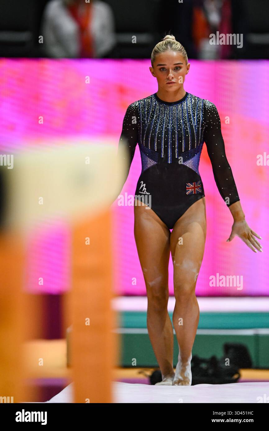 October 23, 2025, Jakarta, Indonesia: RUBY EVANS competes on the ...
