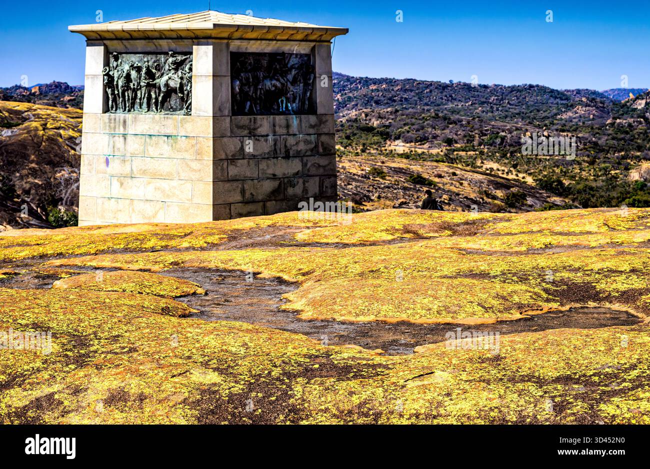 Shangani Patrol Memorial located in the Matopas National Park, Zimbabwe ...