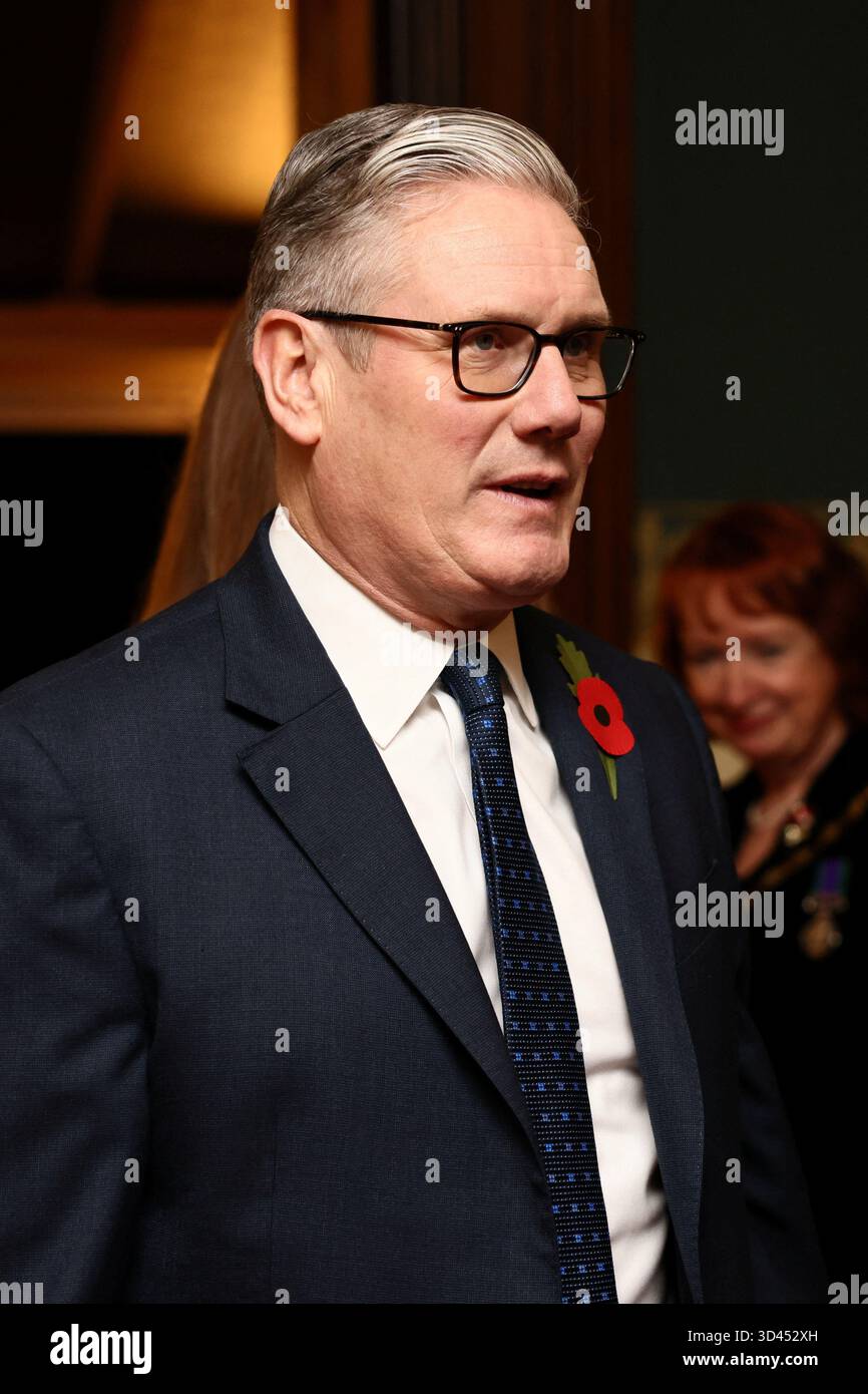 Prime Minister Sir Keir Starmer and Lady Victoria Starmer (hidden ...