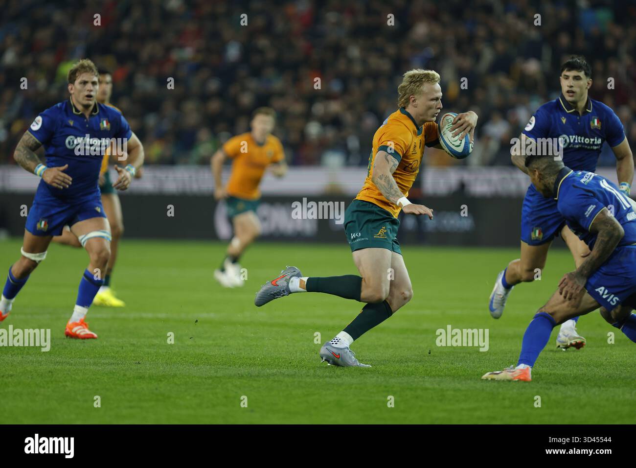 Udine, Italy. 08th Nov, 2025. Australia's CARTER GORDON during the ...