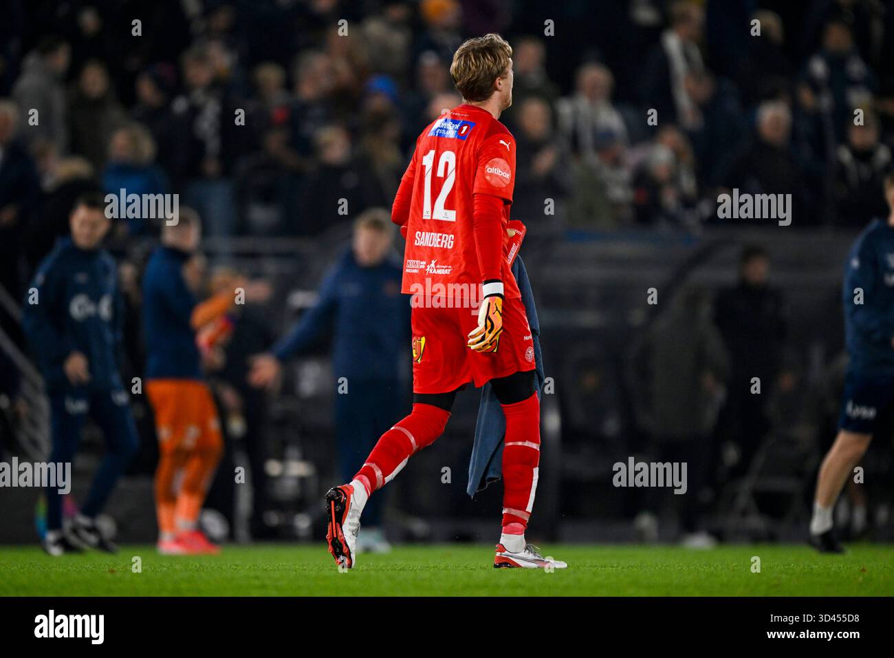 Stavanger 20251108. HamKam's goalkeeper Marcus Sandberg during the ...