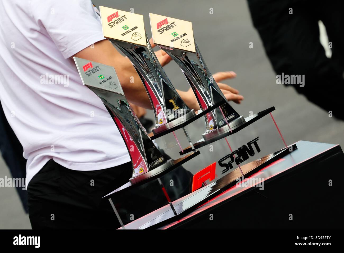 F1 Sprint trophies during the Formula 1 MSC Cruises Grande Premio de ...