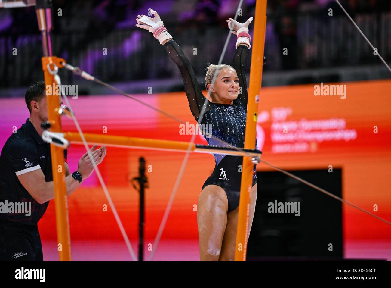 October 23, 2025, Jakarta, Indonesia: RUBY EVANS competes on the floor ...