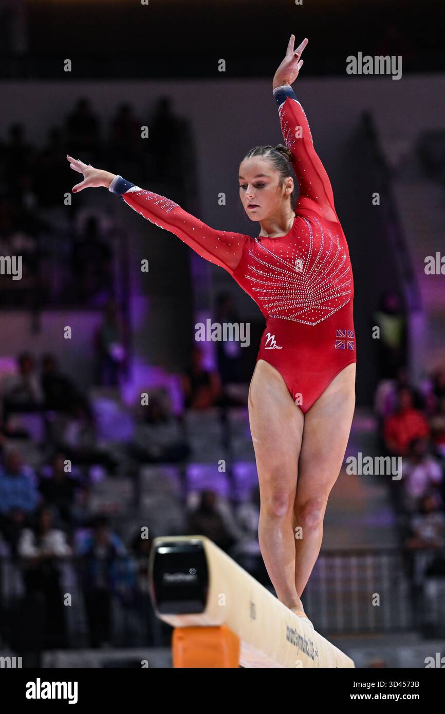 October 23, 2025, Jakarta, Indonesia: ABIGAIL MARTIN competes on the ...