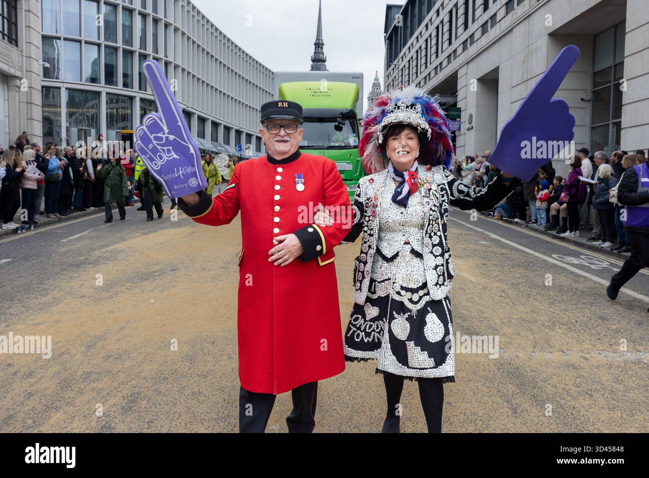 8 November 2025, London, UK: The Pearly Queen of Clapton and a Chelsea ...