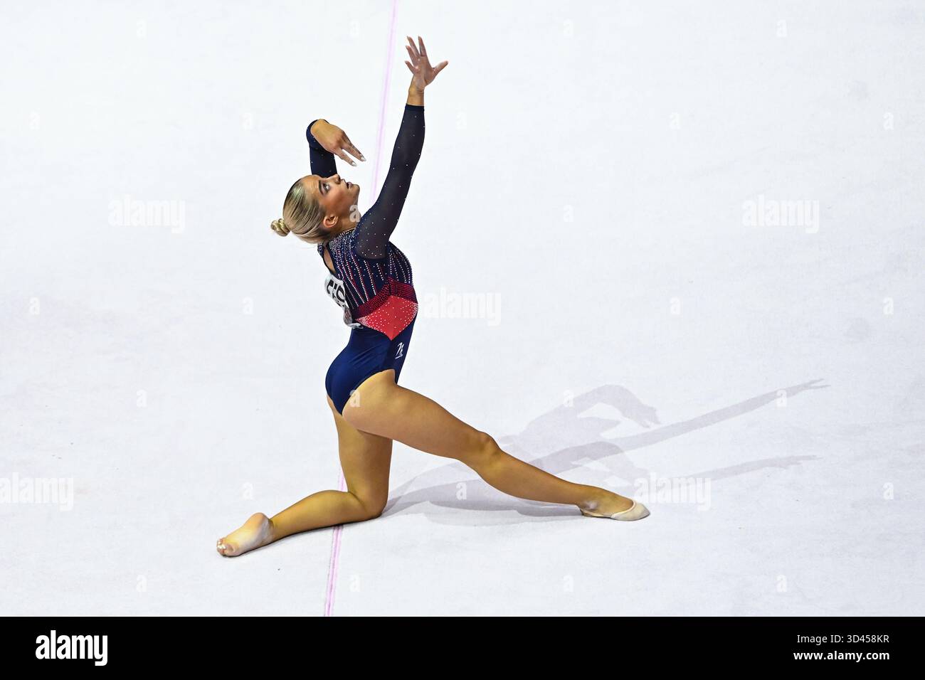 October 25, 2025, Jakarta, Indonesia: RUBY EVANS competes on the floor ...