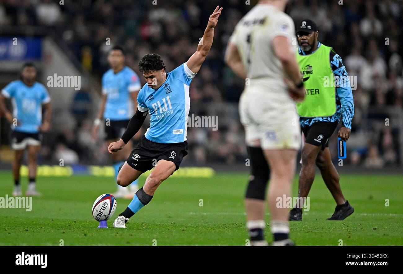 Twickenham. United Kingdom. 08 November 2025. England V Fiji. Quilter ...