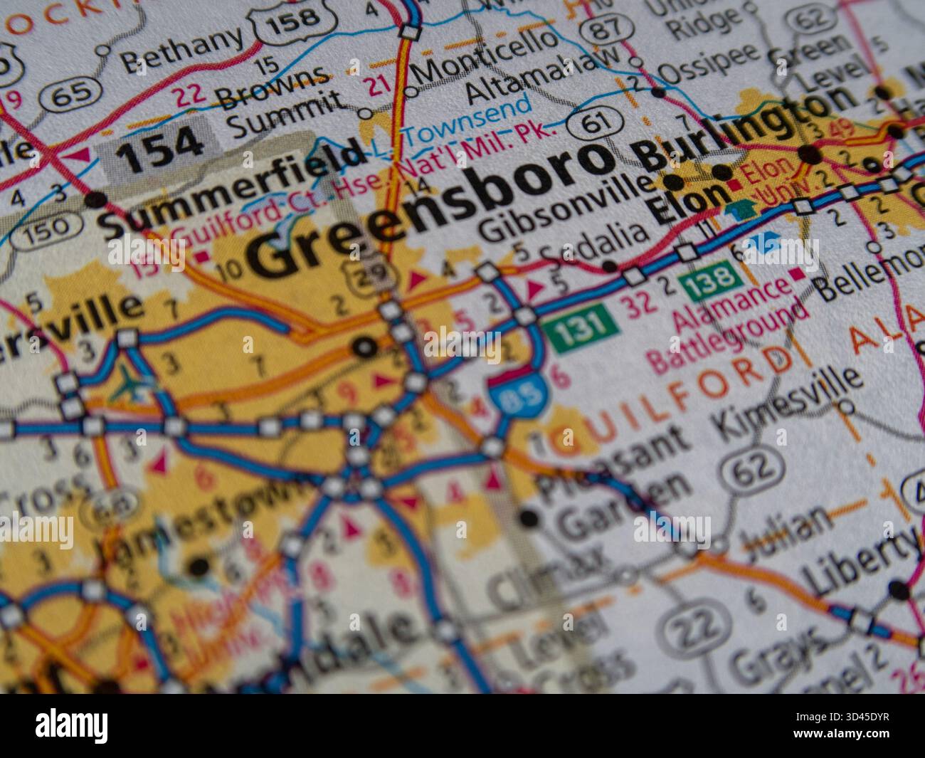Alamance map hi-res stock photography and images - Alamy