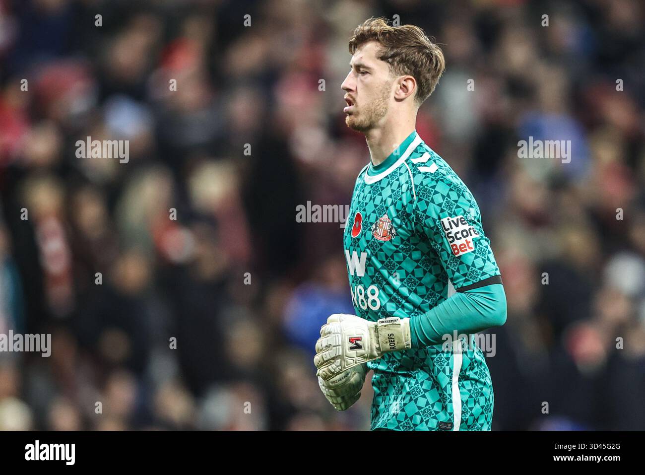 Robin Roefs of Sunderland during the Premier League match Sunderland vs ...