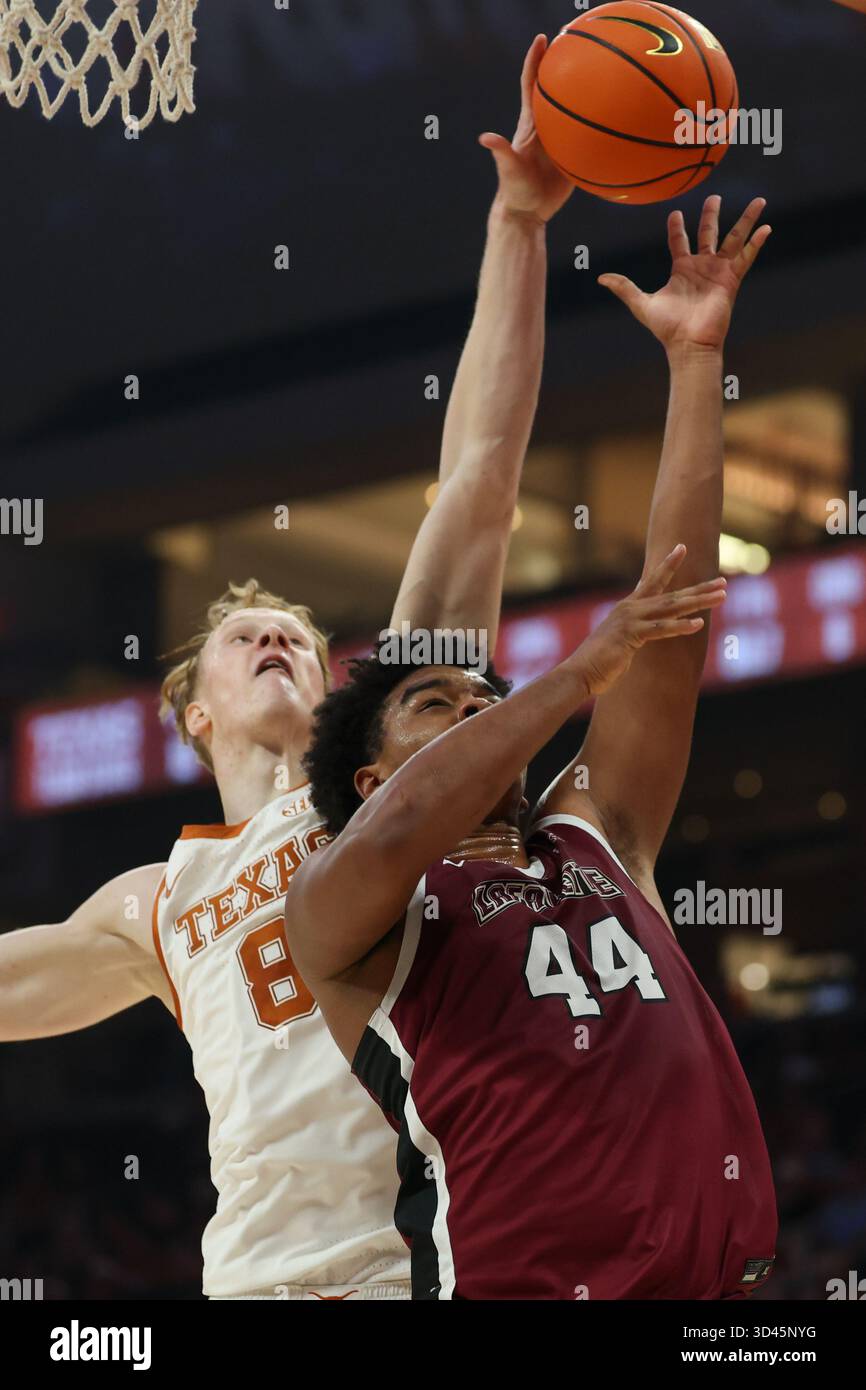 AUSTIN, TX - NOVEMBER 08: Forward Shareef Jackson #44 of the Lafayette ...