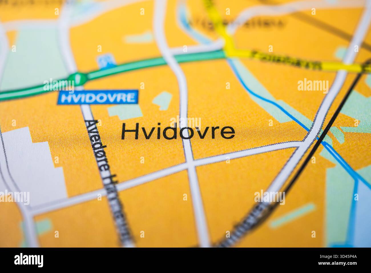 Map of hvidovre hi-res stock photography and images - Alamy