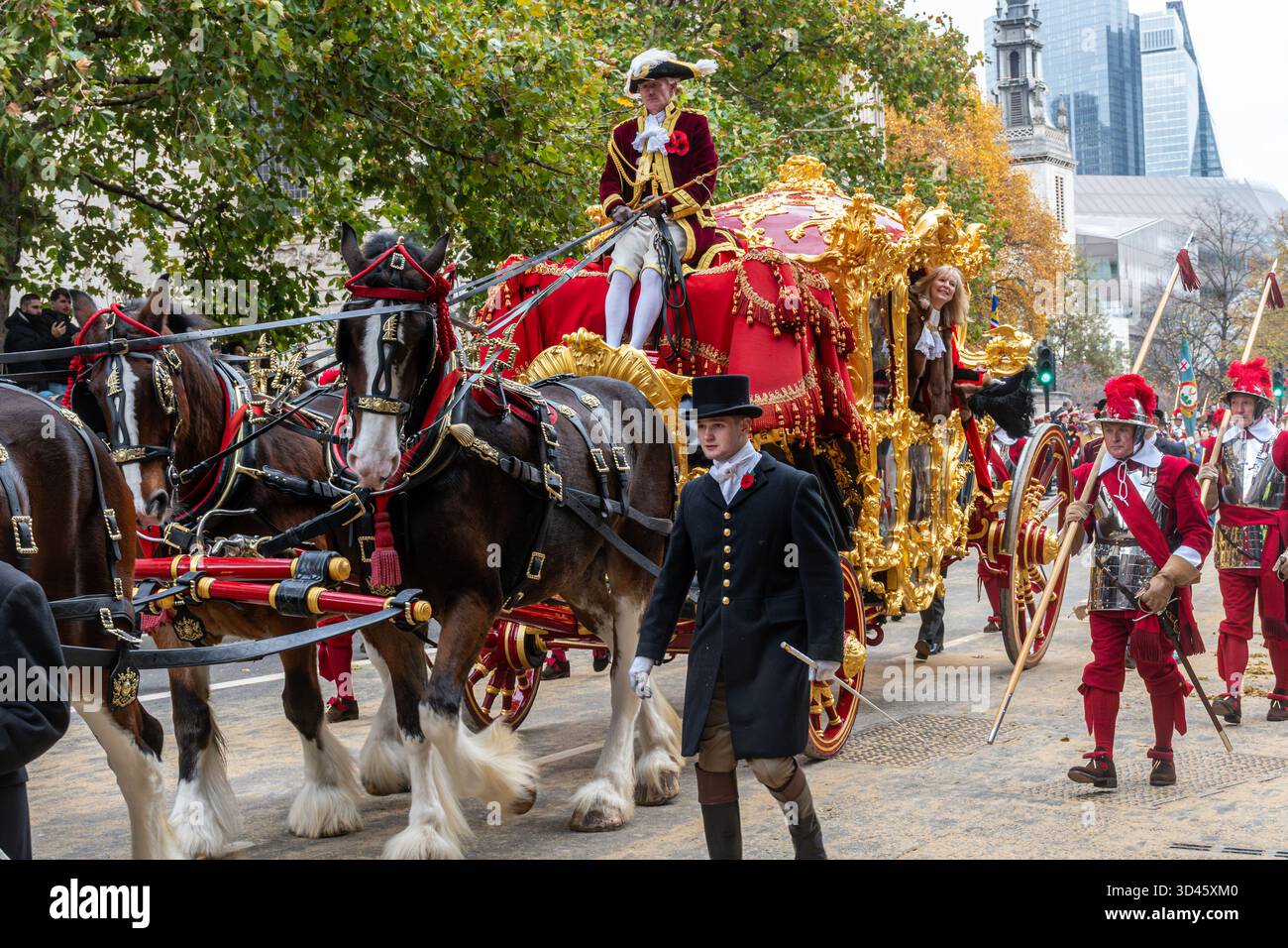 The Lady Mayor's Show Procession in the City of London, 2025, England ...