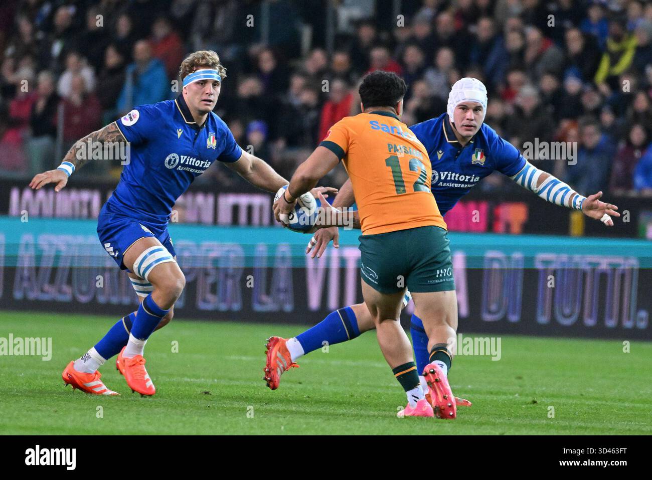 Lorenzo Cannone and Manuel Zuliani ( Italrugby Stock Photo - Alamy