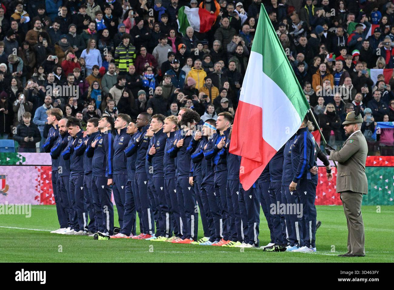 team of Italiy during the national anthem Stock Photo - Alamy