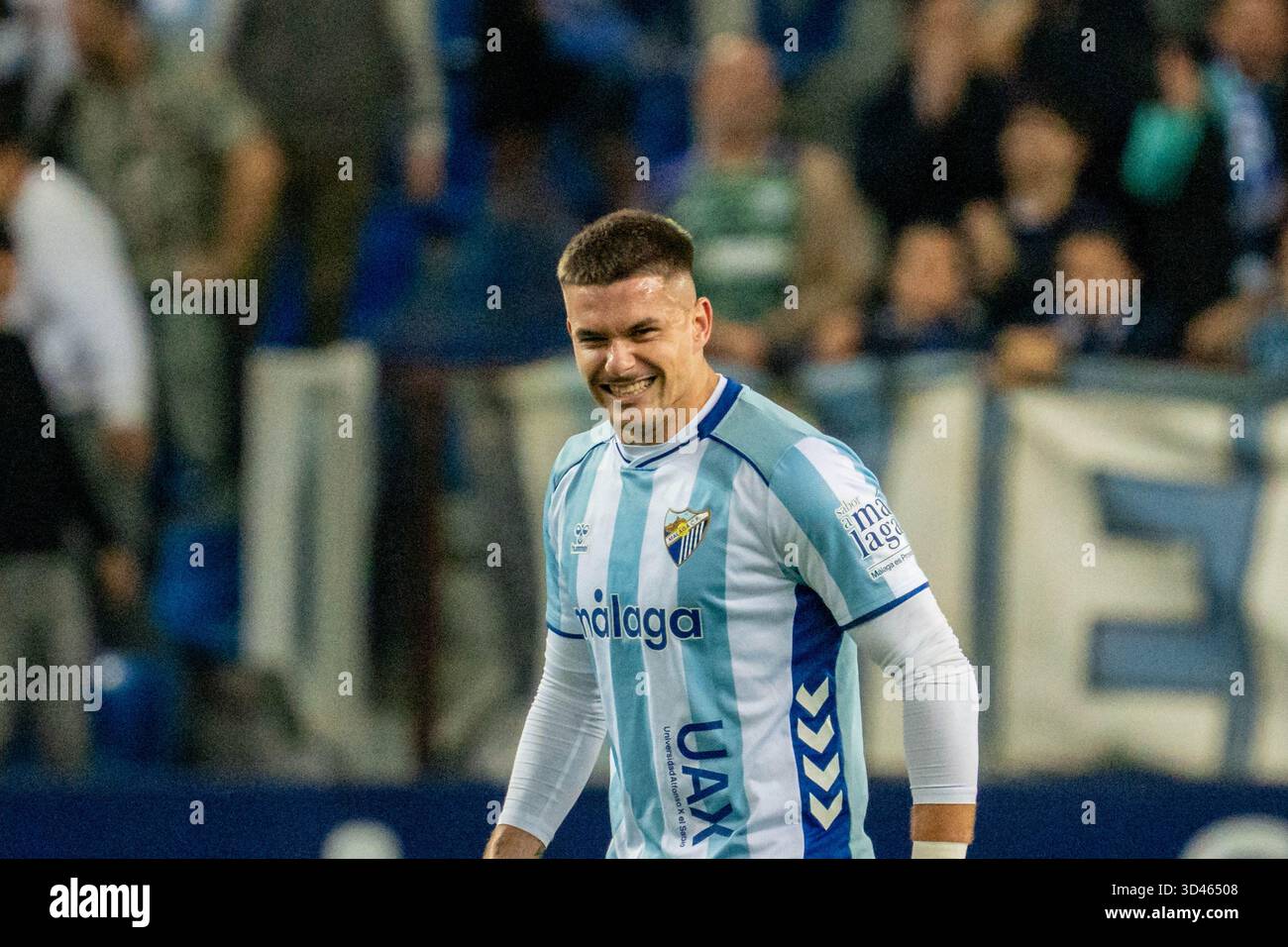 Rafa Rodríguez (N37) smiling celebrates a goal during La Liga ...