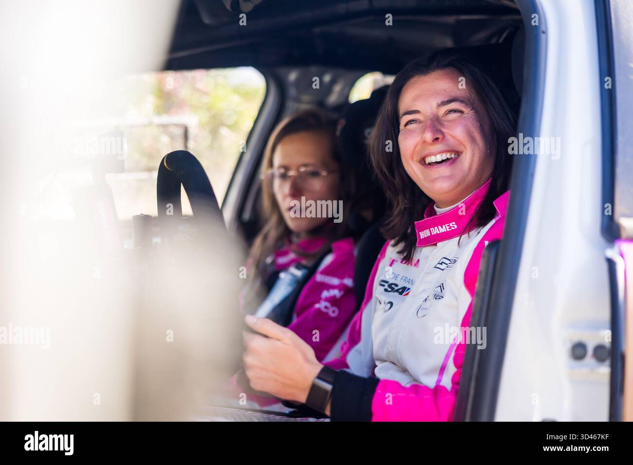 RUMEAU Sarah, AMBLARD Julie, Citroën C3 Rally2, portait during the Rallye Terre de Vaucluse 2025 ...