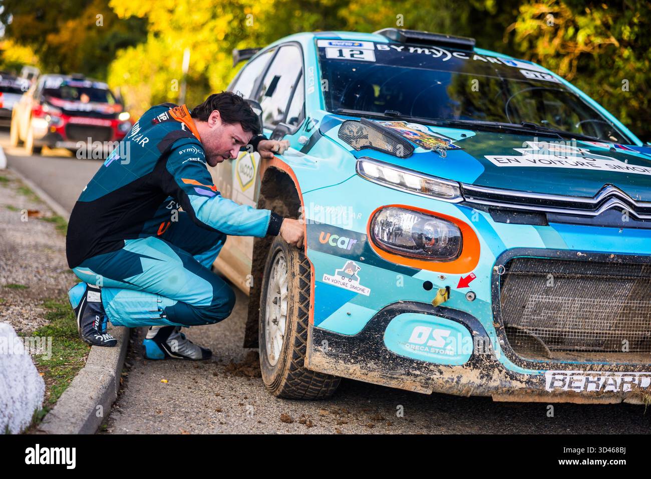 MOSCA Adrien, GORGUILO Anthony, Citroën C3 Rally2, portait during the ...