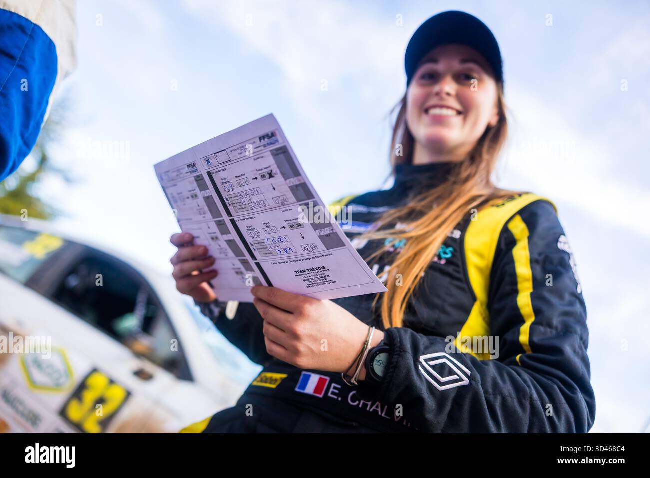 CHALVIN Cedric, CHALVIN Emma, Renault Clio Rally3, portait during the ...