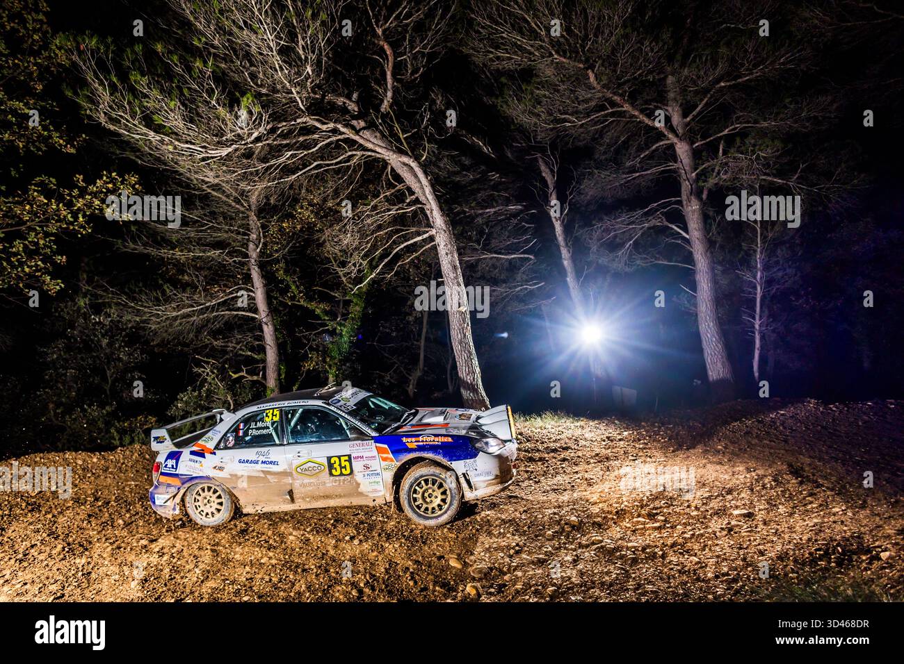 35 MOREL Jean-Luc, ROMERO Pascal, Subaru Impreza WRX, action during the ...