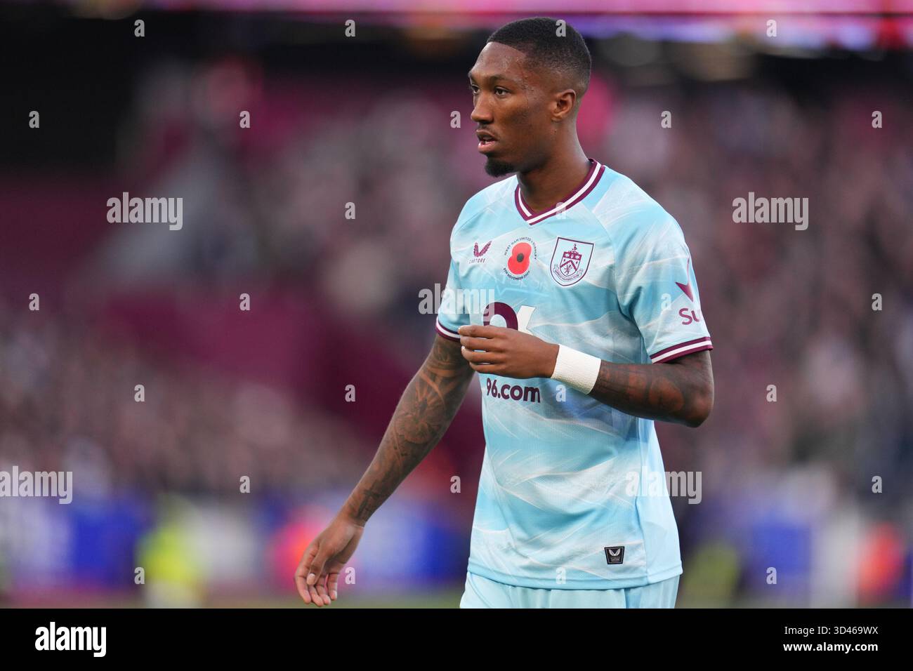 Jaidon Anthony of Burnley during the Premier League match West Ham ...