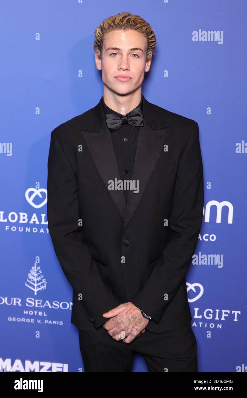 Matteo Sinet attends the Paris Global Gift Gala in Paris, France on ...