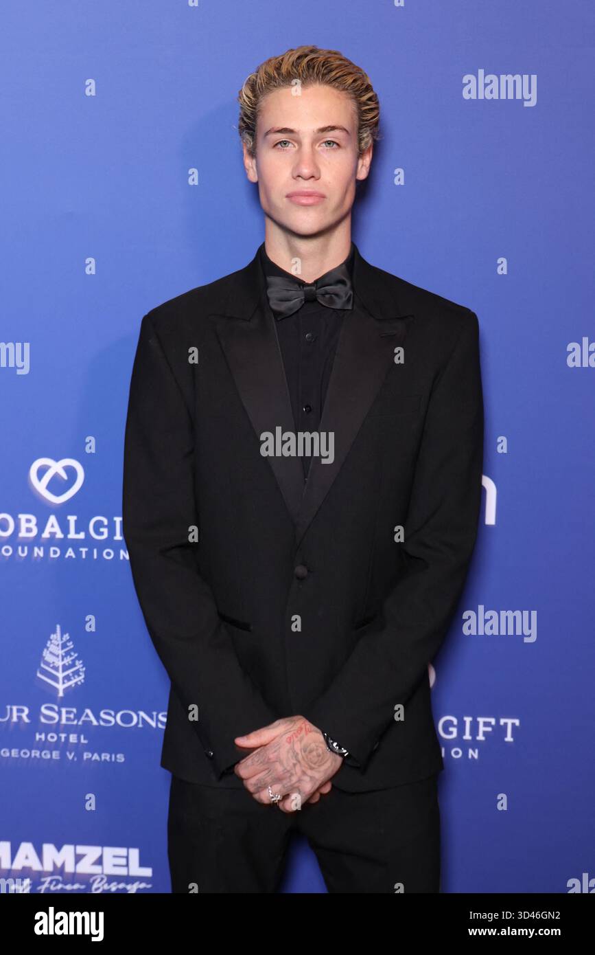 Matteo Sinet attends the Paris Global Gift Gala in Paris, France on ...