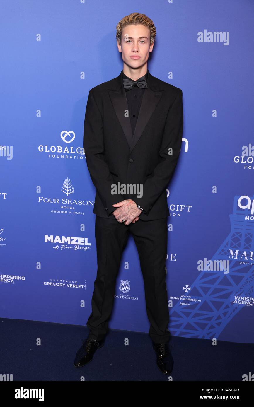 Matteo Sinet attends the Paris Global Gift Gala in Paris, France on ...