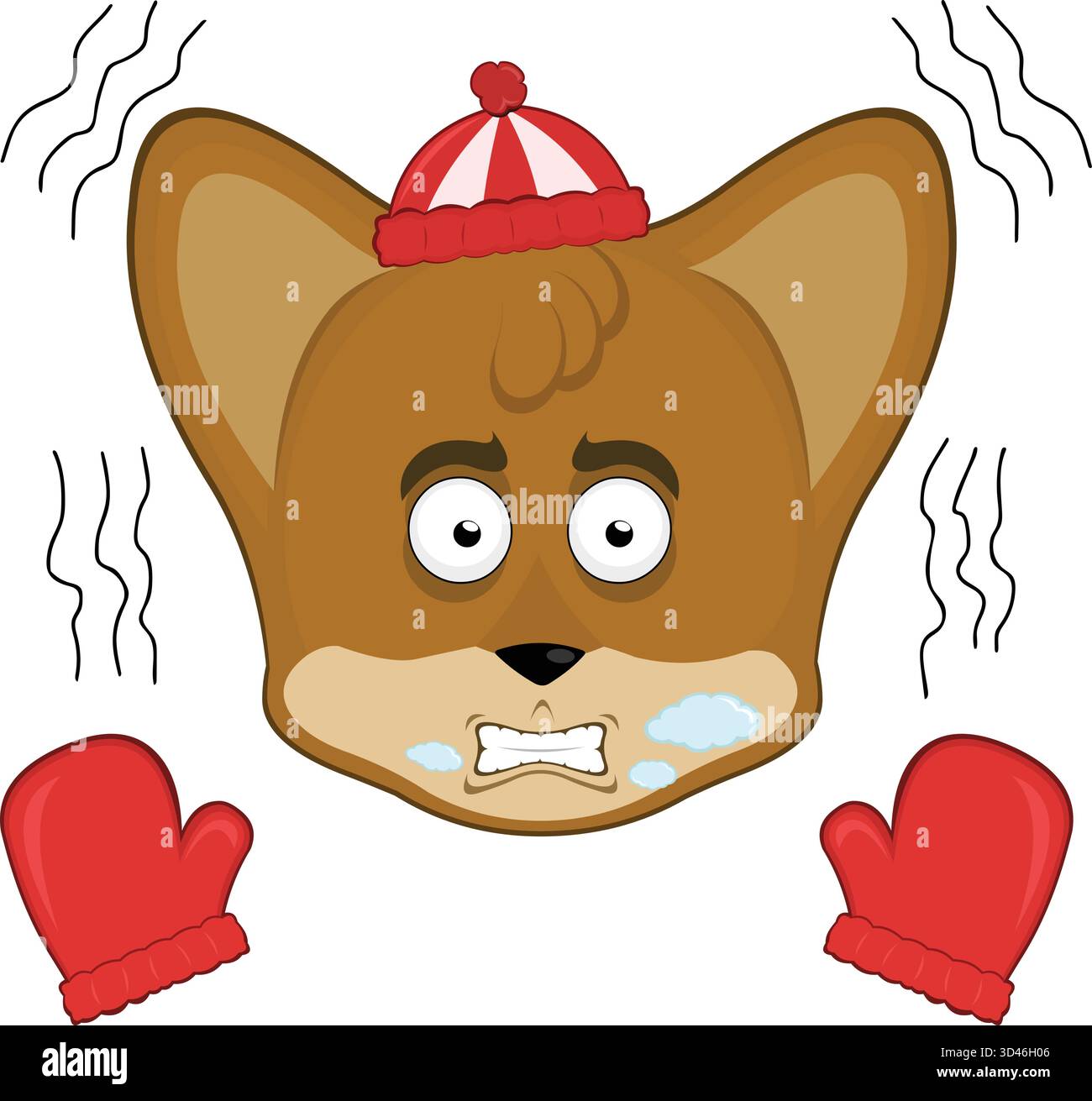 Cold weather breath Stock Vector Images - Alamy