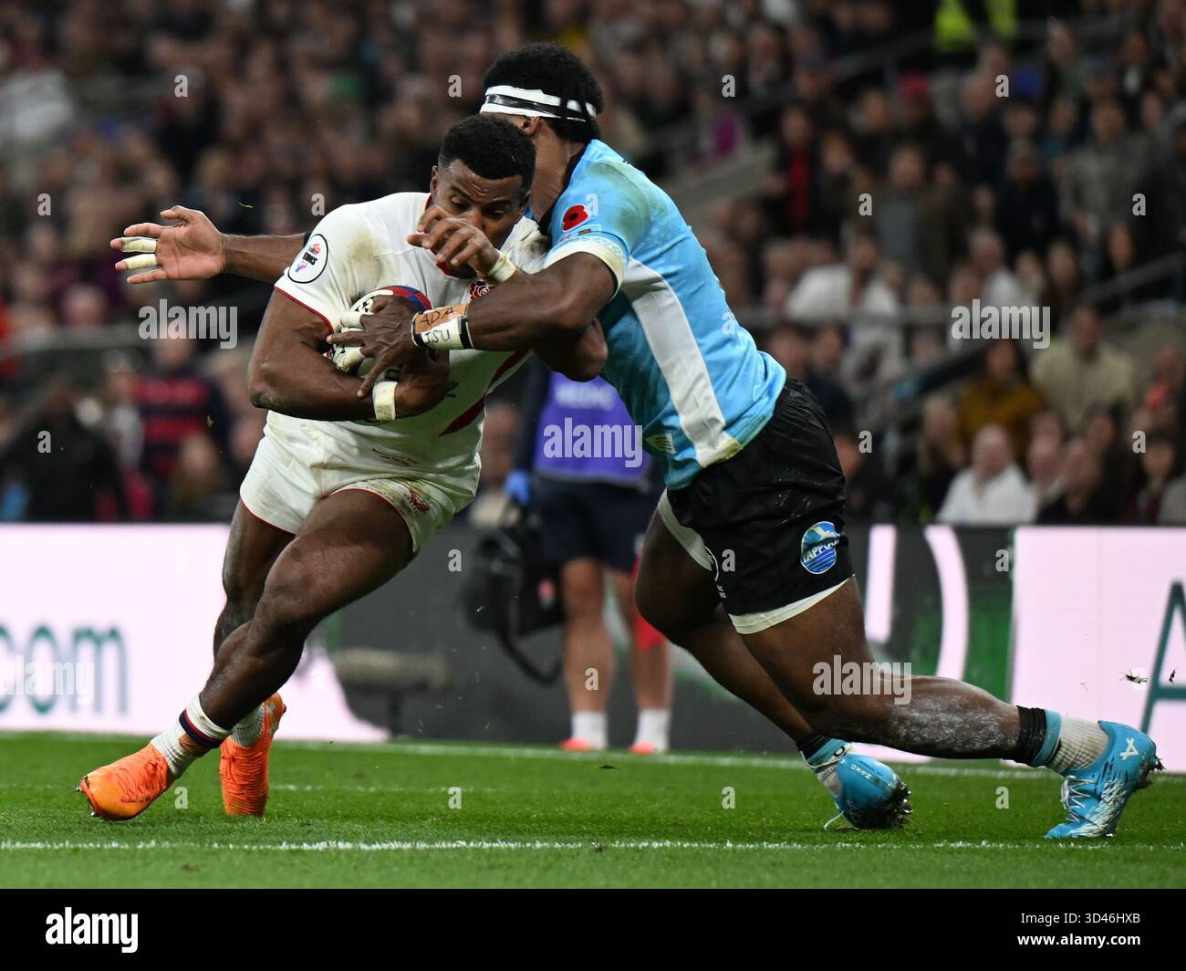 Twickenham, London, UK. 8th Nov, 2025. Quilter Nations Series Rugby ...