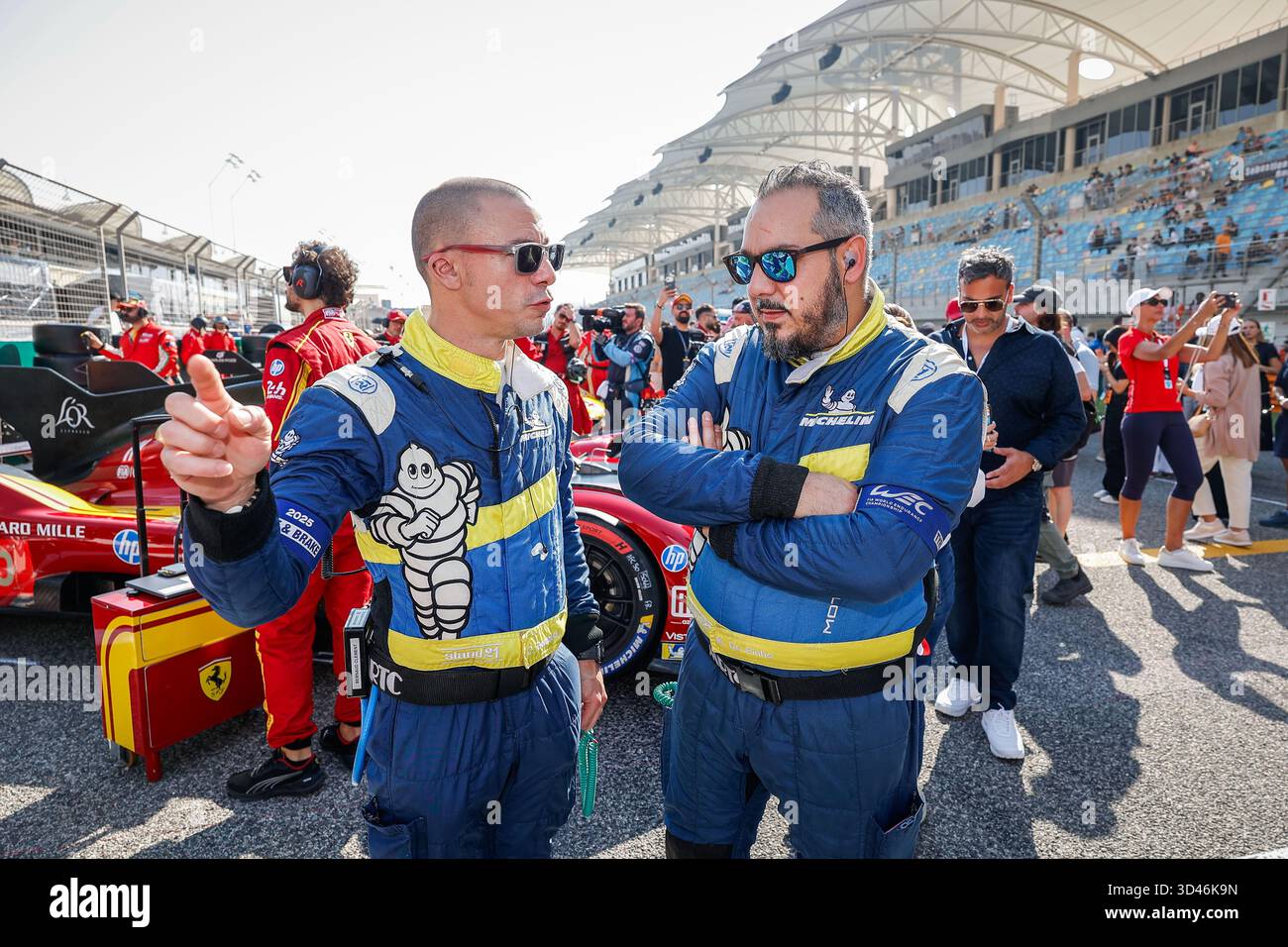 michelin engineer, portrait, starting grid, grille de depart, during ...