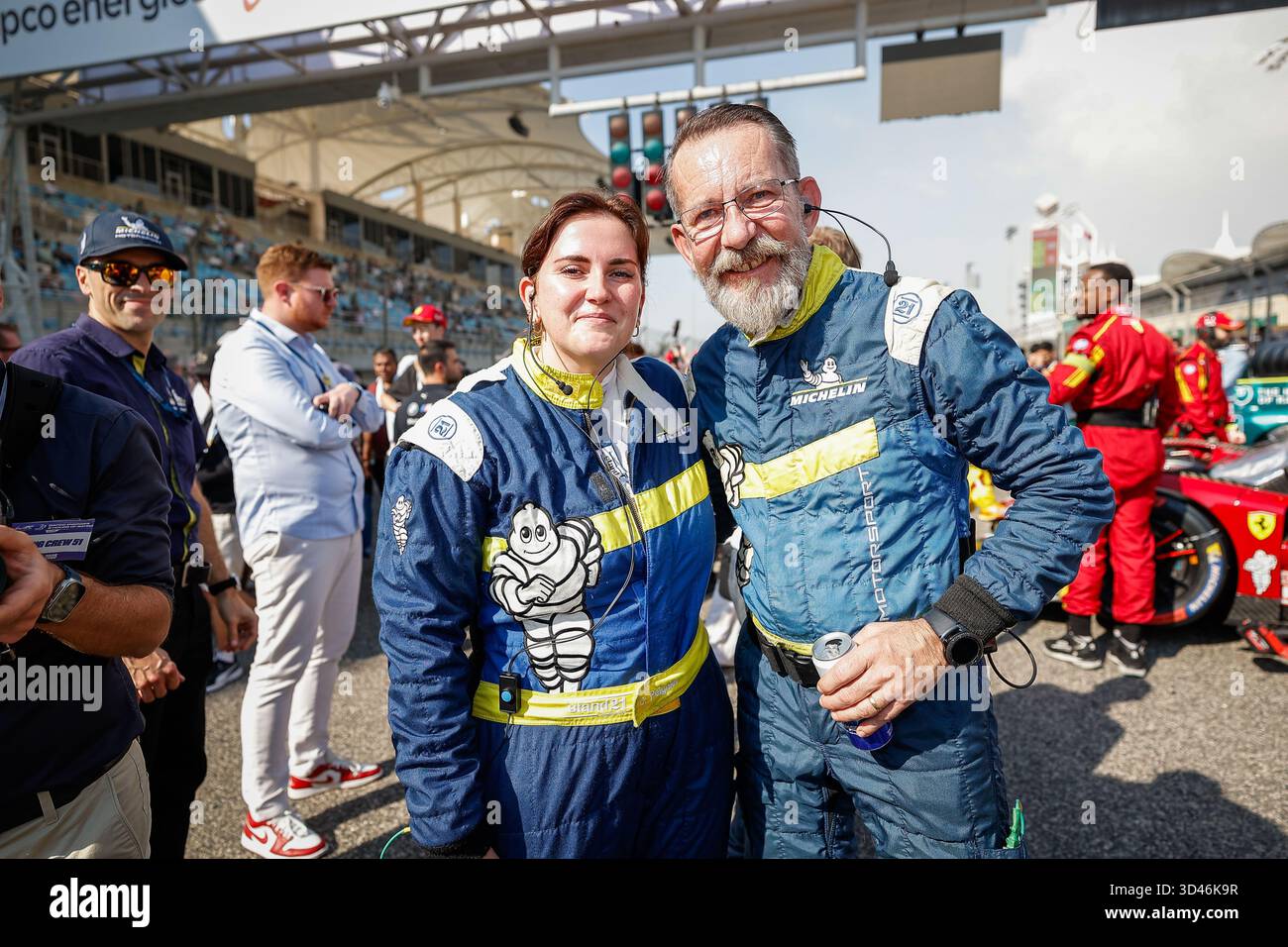 michelin engineer, portrait, starting grid, grille de depart, during ...