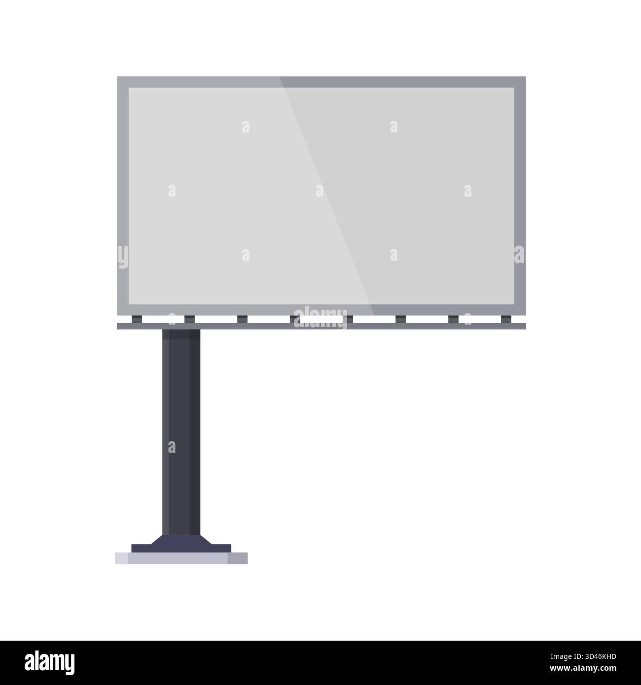 Pole advertising billboard city Stock Vector Images - Alamy