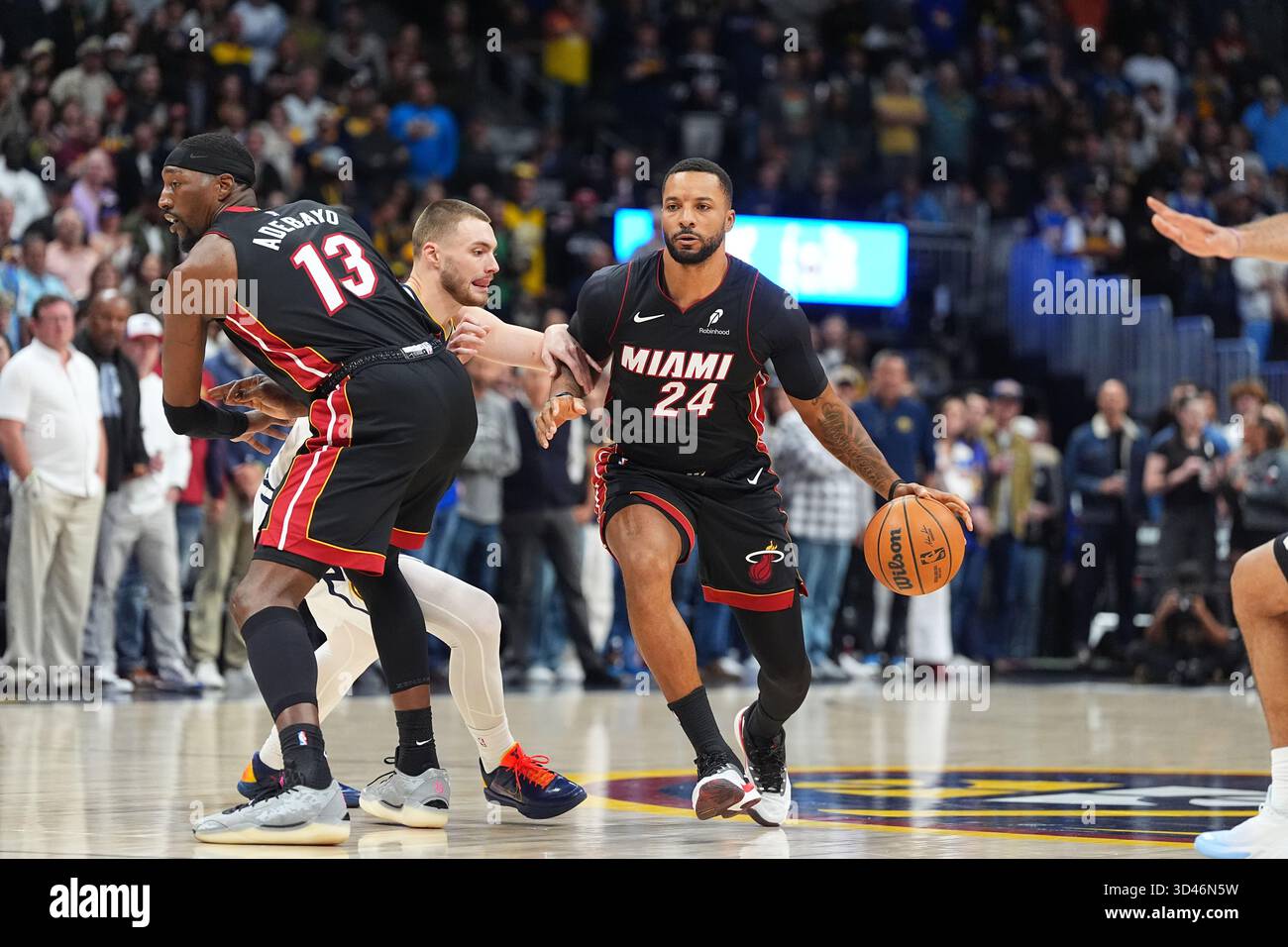Miami Heat guard Norman Powell (24) in the first half of an NBA ...