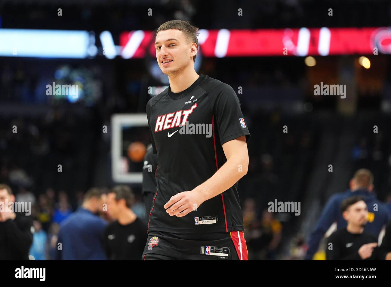 Miami Heat forward Nikola Jovic (5) in the first half of an NBA ...