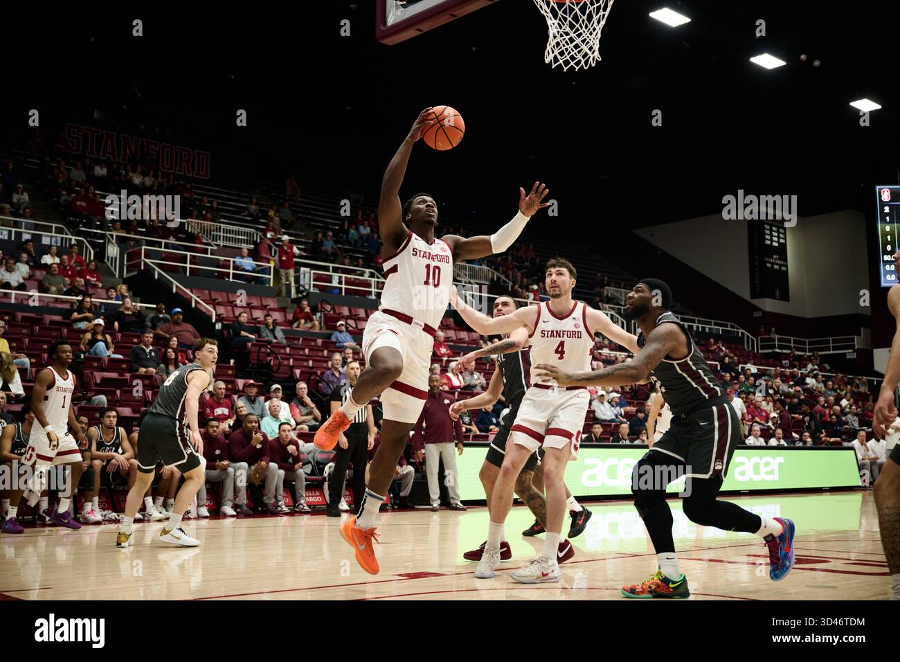 STANFORD, CA - NOVEMBER 08: Stanford Cardinal forward Chisom Okpara (10 ...