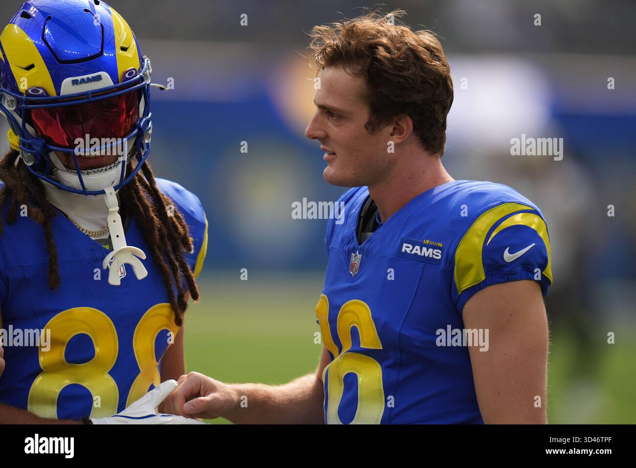 Los Angeles Rams kicker Joshua Karty before of an NFL football game ...