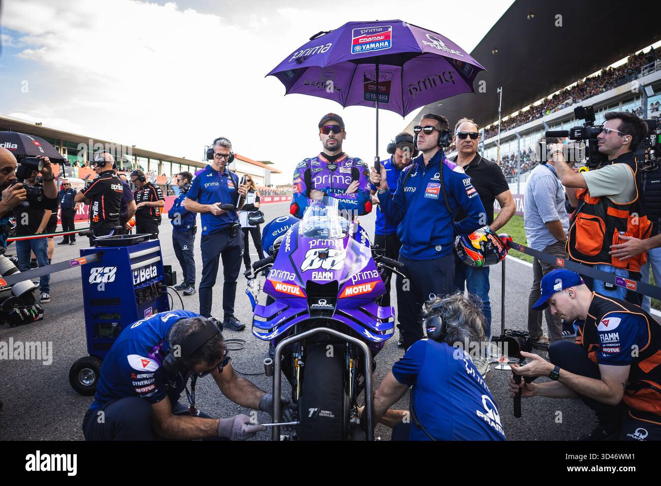 Miguel Oliveira of Portugal and Prima Pramac Yamaha MotoGP get ready ...