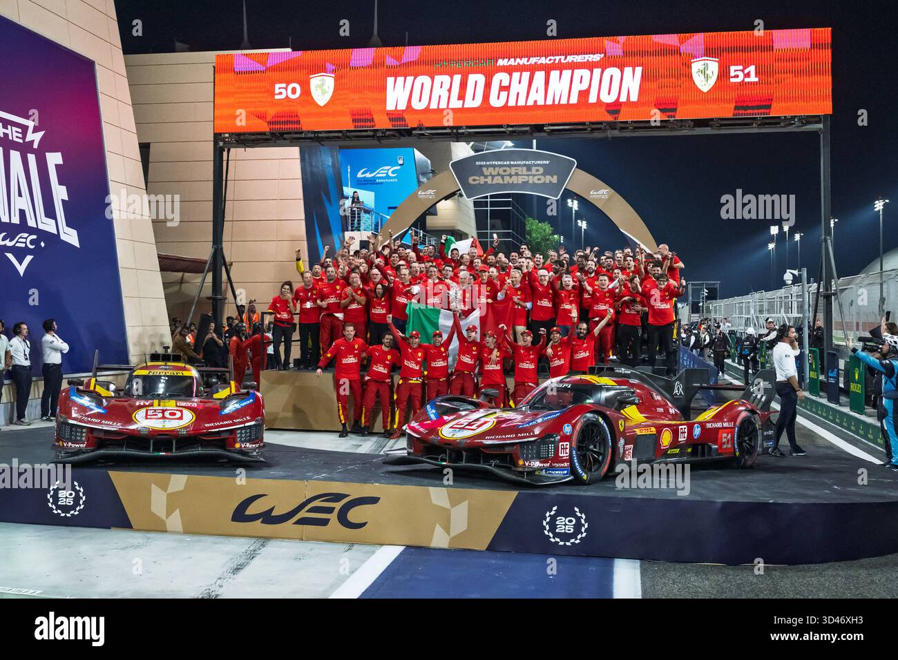 SAKHIR, BAHRAIN. 8TH NOV 2025. FIA WEC - BAPCO ENERGIES 8 HOURS OF ...