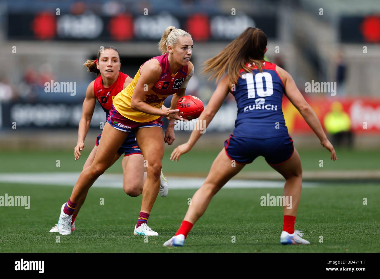 Orla O’Dwyer of the Lions in action during the AFLW Qualifying Final ...