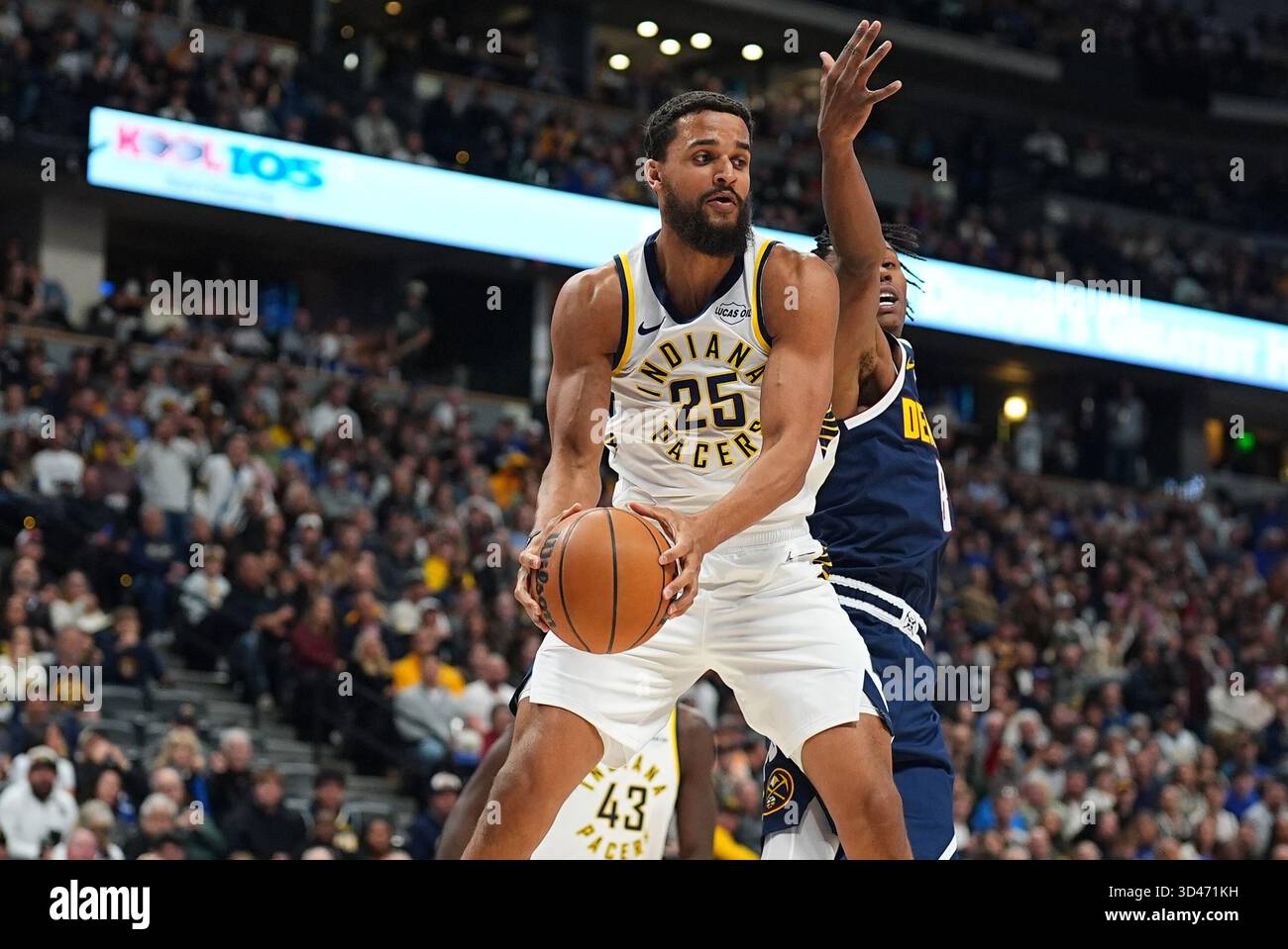 Indiana Pacers forward Jeremiah Robinson-Earl, front, pulls in a ...