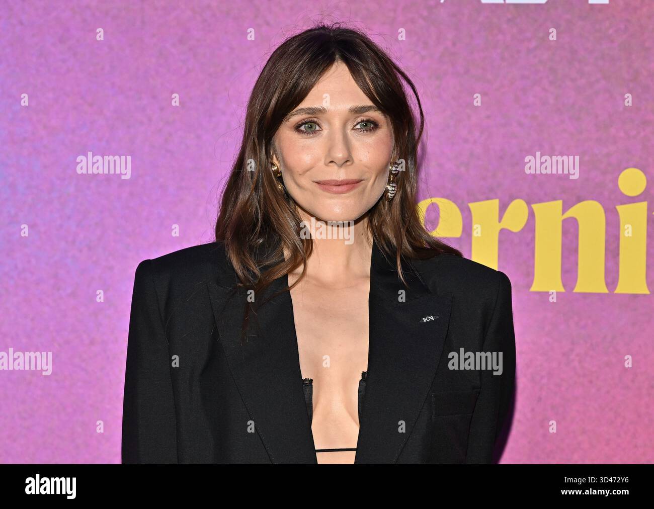 Elizabeth Olsen attends the special screening of "Eternity" at Regal ...