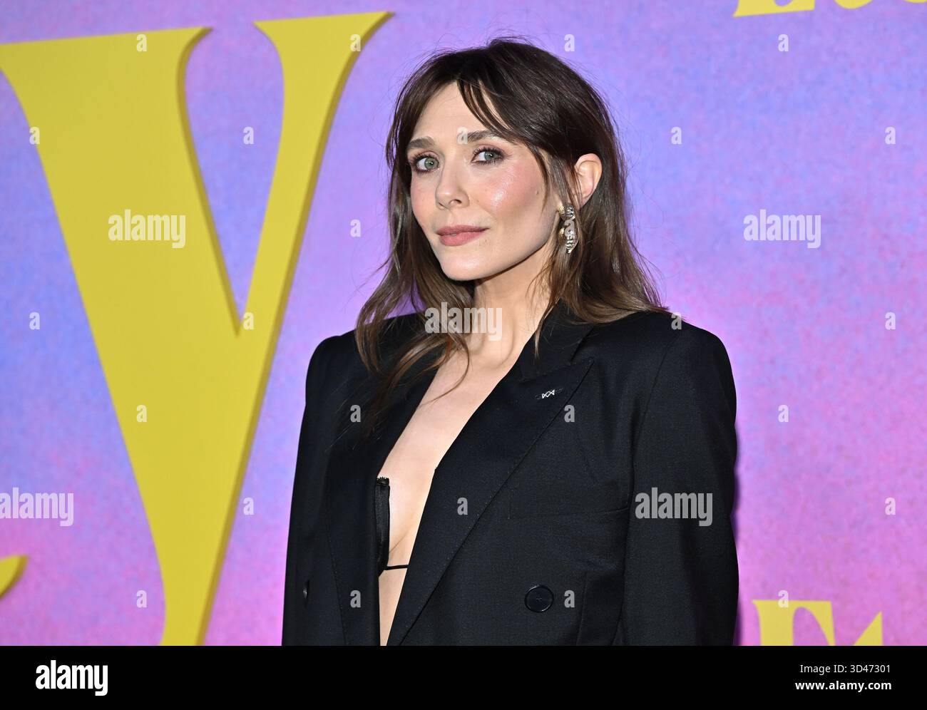 Elizabeth Olsen attends the special screening of "Eternity" at Regal ...