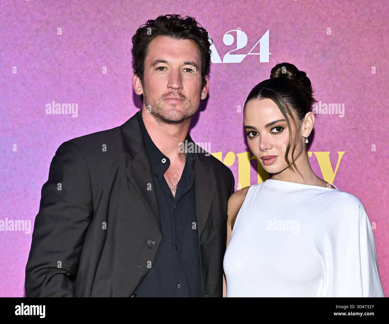 Miles Teller Left And Wife Keleigh Sperry Attend The Special