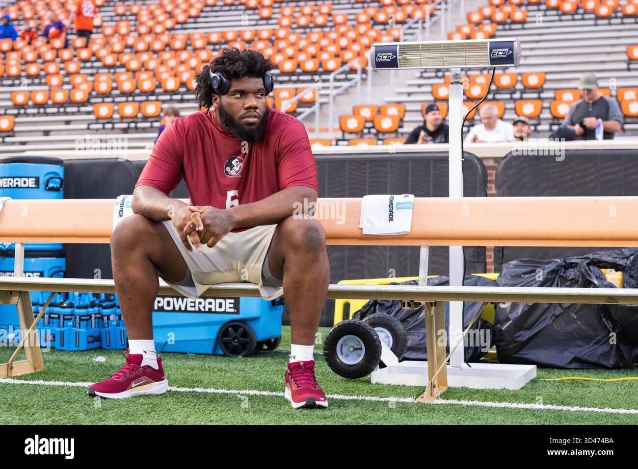 November 8, 2025: Florida State Seminoles defensive lineman Darrell ...