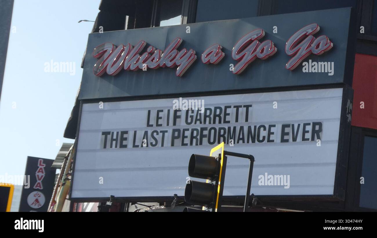 West Hollywood, California, USA 8th November 2025 Singer Leif Garrett ...