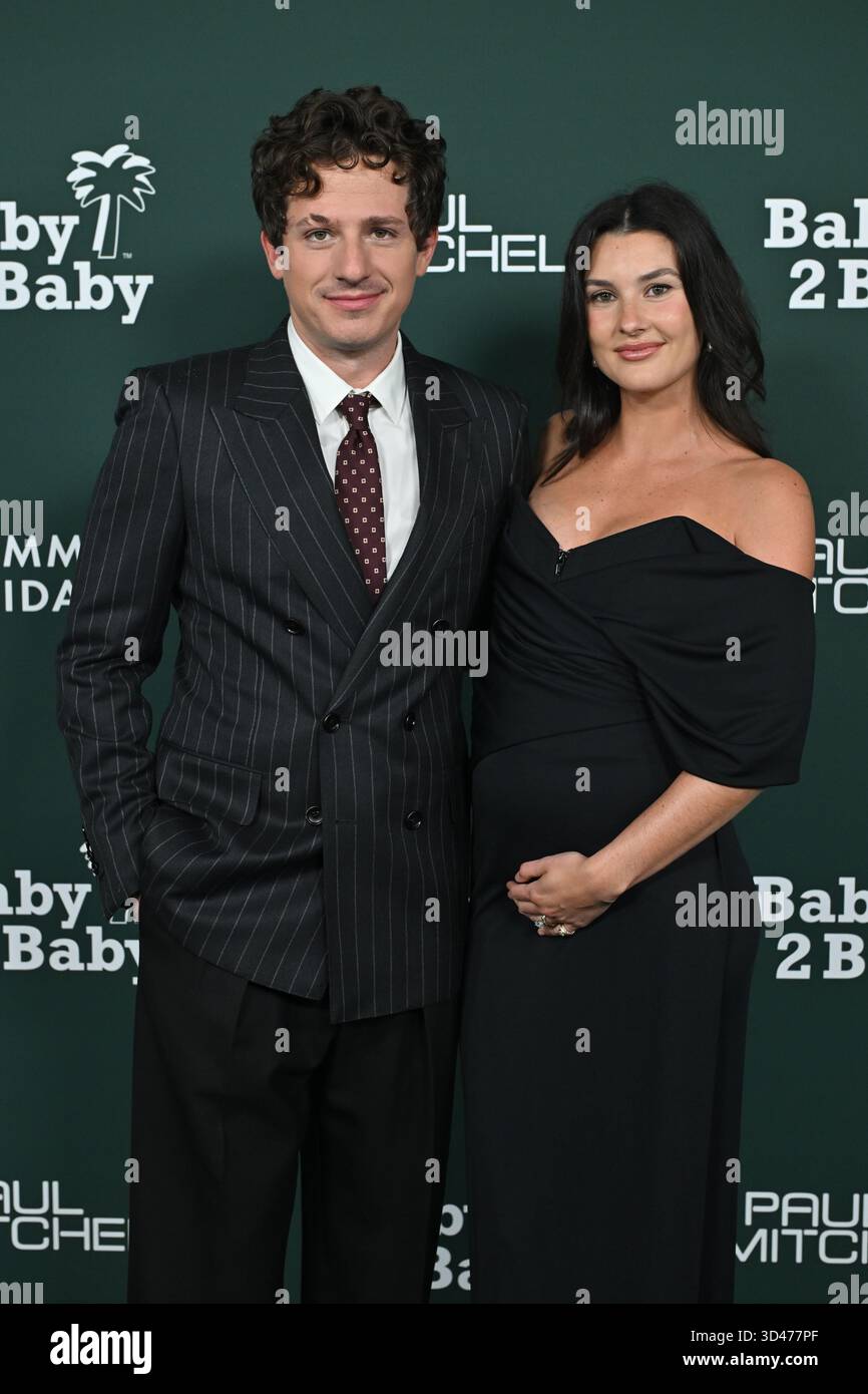 West Hollywood, USA. 08th Nov, 2025. Charlie Puth and Brooke Sansone ...