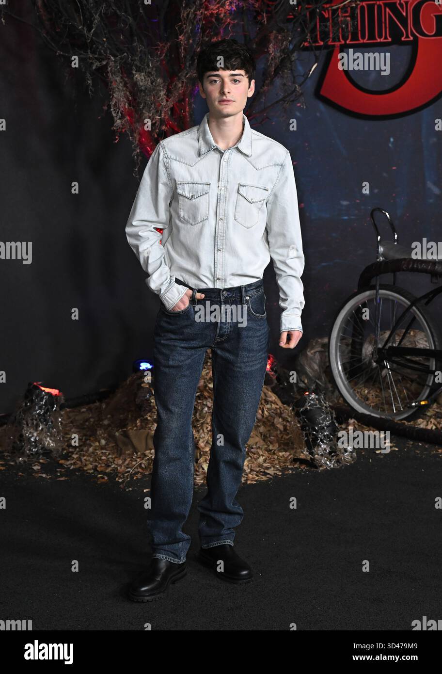 Noah Schnapp arriving to the “Stranger Things” FYC event held at the ...