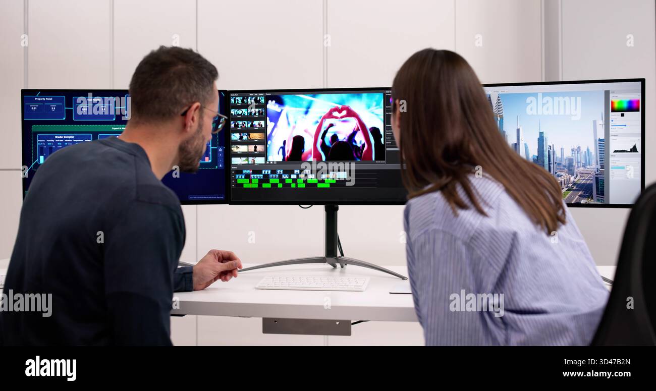 Collaboration computer training designer hi-res stock photography and ...