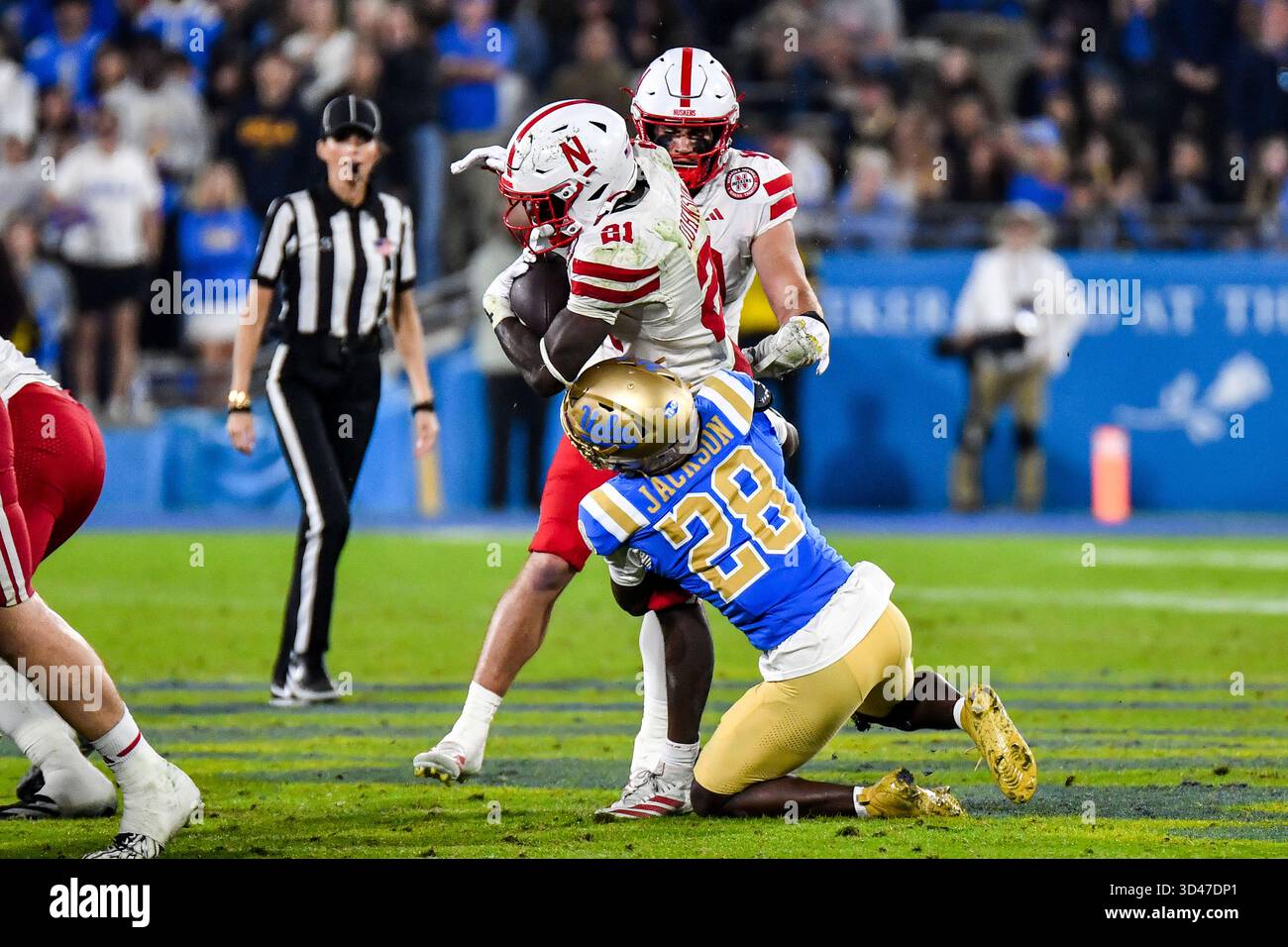 November 8, 2025 Pasadena, CA.Nebraska Cornhuskers running back Emmett ...