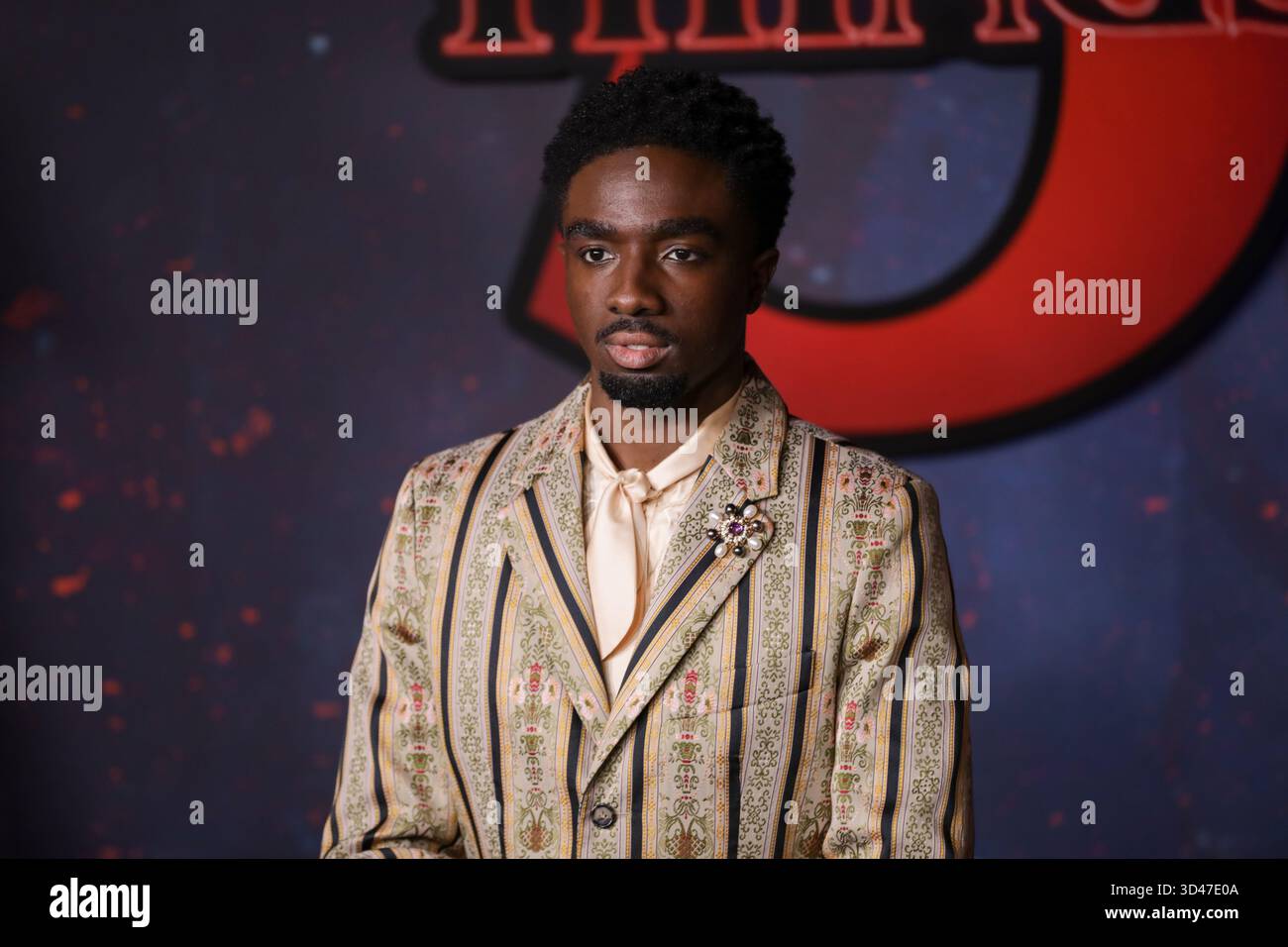 Caleb McLaughlin arrives at an FYC event for "Stranger Things" on ...
